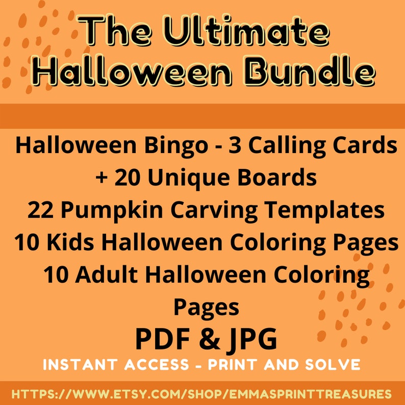 The Ultimate Halloween Bundle 10 Products That Will Rock Your - Etsy
