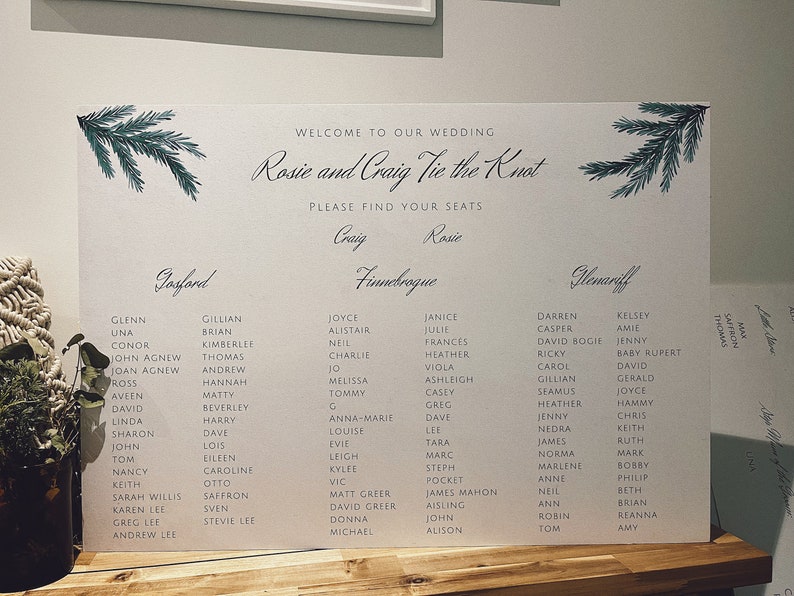 Digital Wedding Table Plan Digital Wedding Table Plan - Etsy