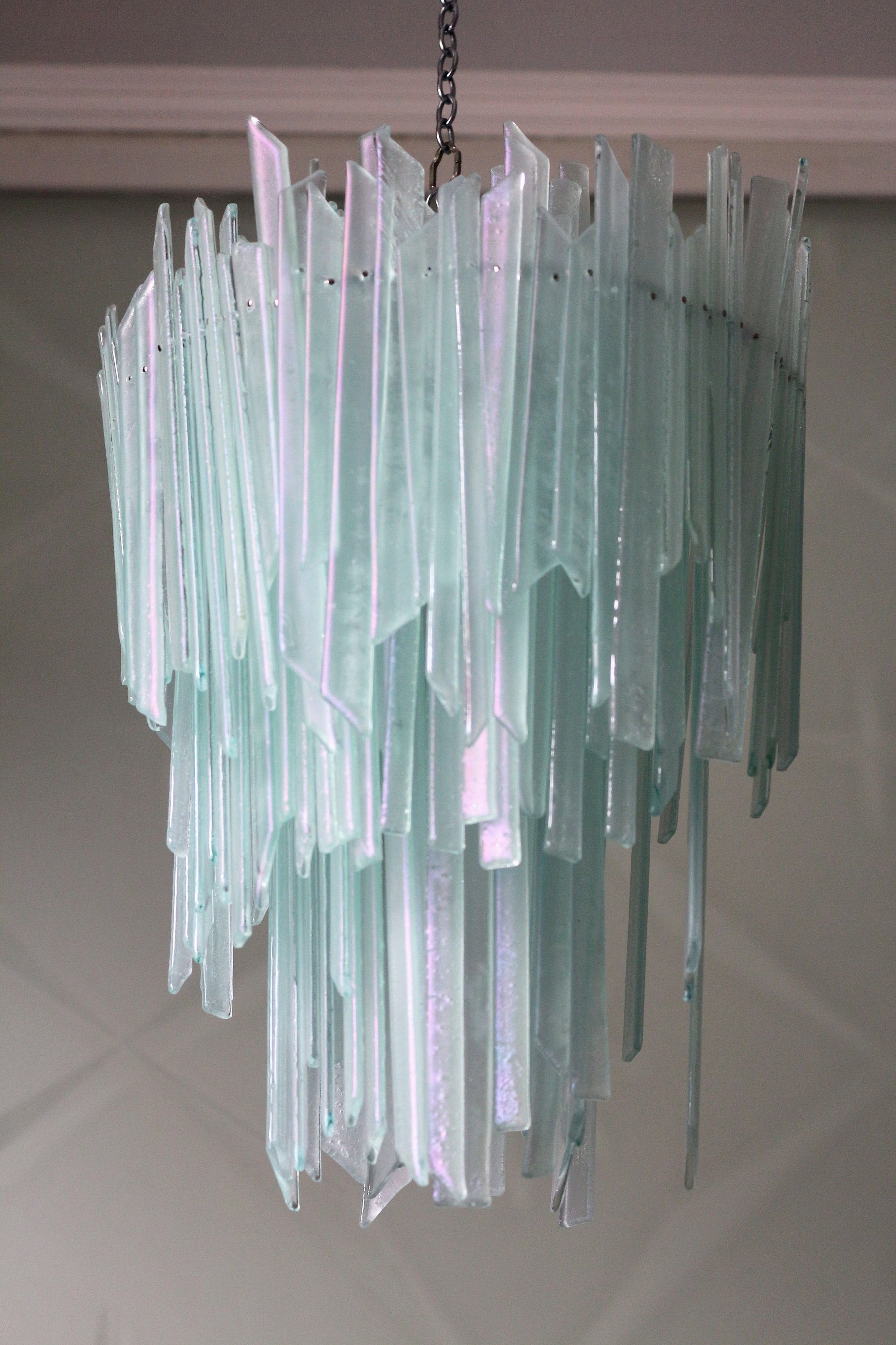 Unique, Iridescent Bespoke Lighting for Staircases, High Ceilings ...