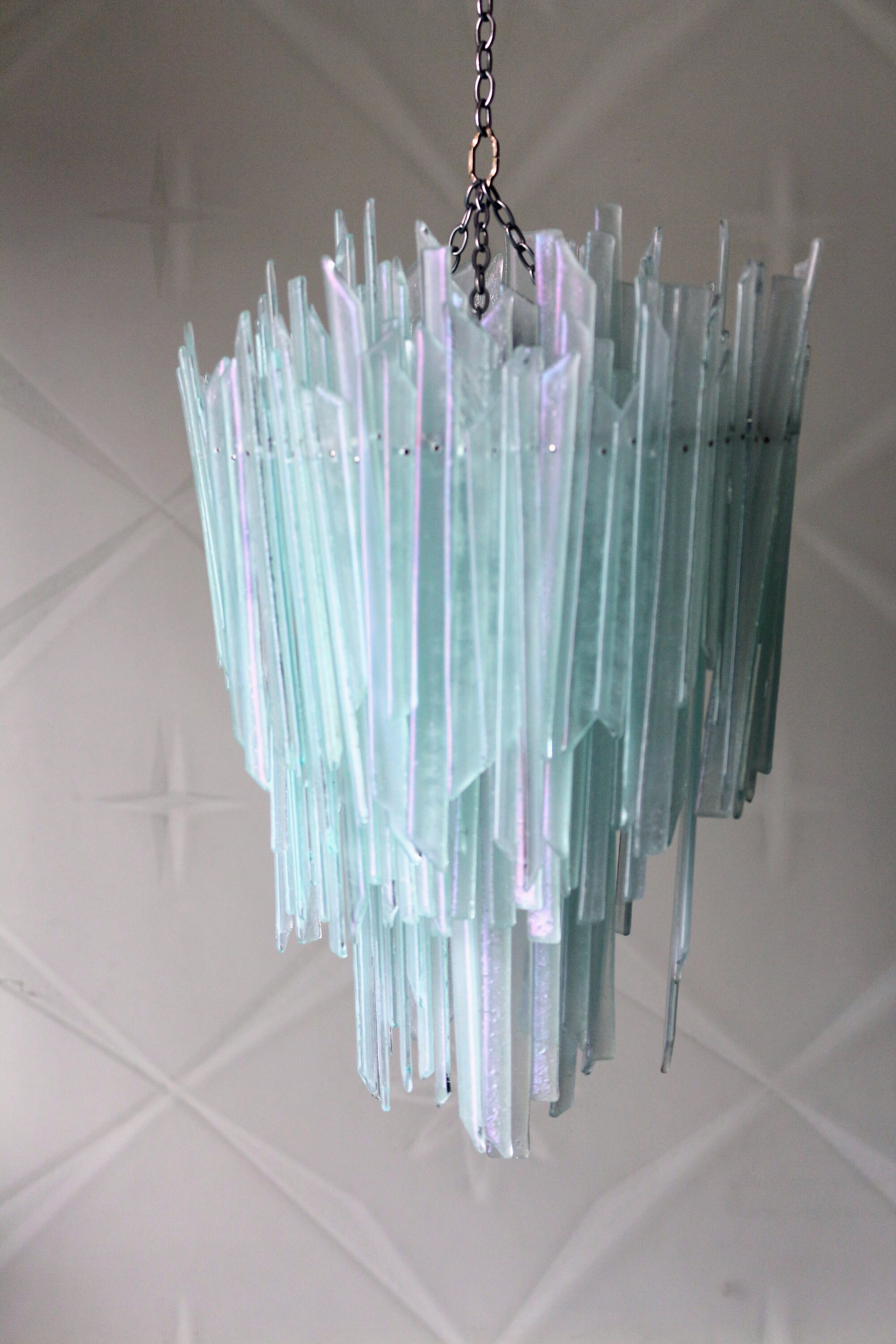 Unique, Iridescent Bespoke Lighting for Staircases, High Ceilings ...