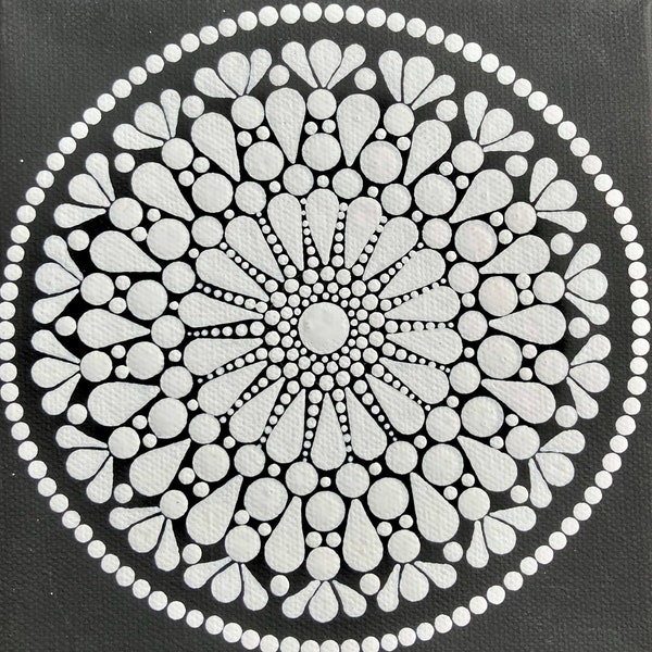 Mandala Canvas - Etsy