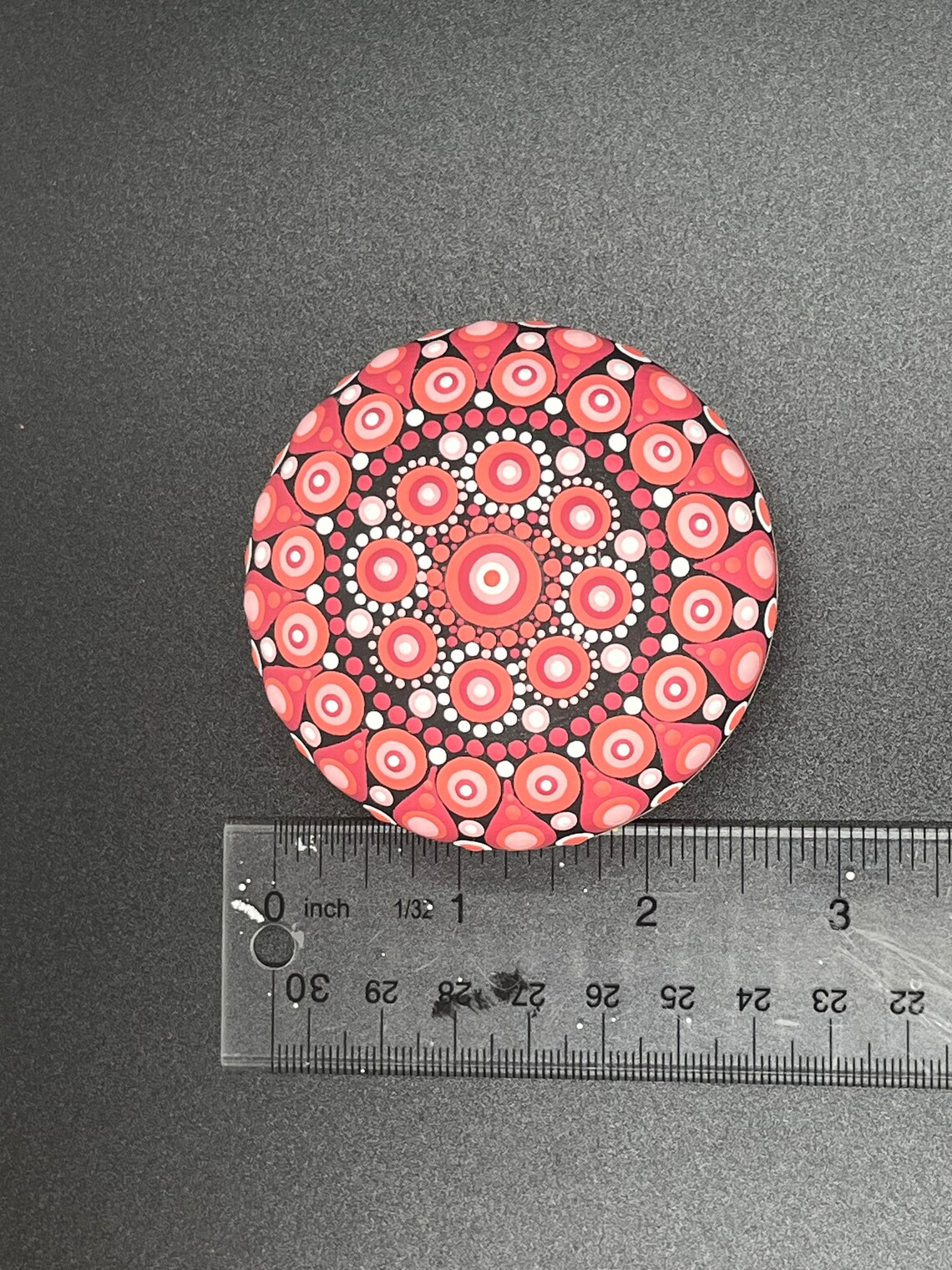 Hand Painted Mandala Stone Dot Painting Mandala Stone Dot - Etsy