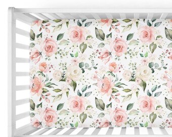 Rose Crib Bedding - Etsy