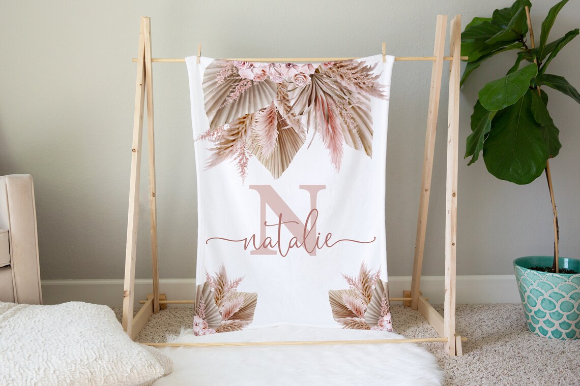 Baby Girl Boho Bedding Set Floral Boho Crib Bedding Set - Etsy