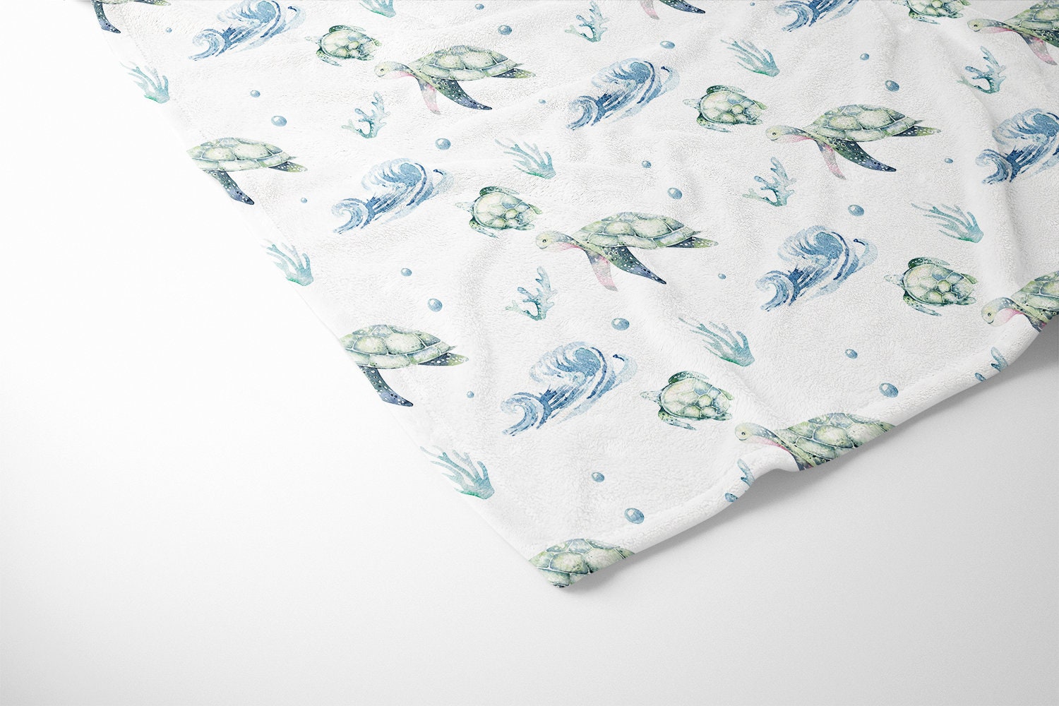 Personalized Baby Boy Blanket with Sea Turtle Baby Blanket Boy | Etsy