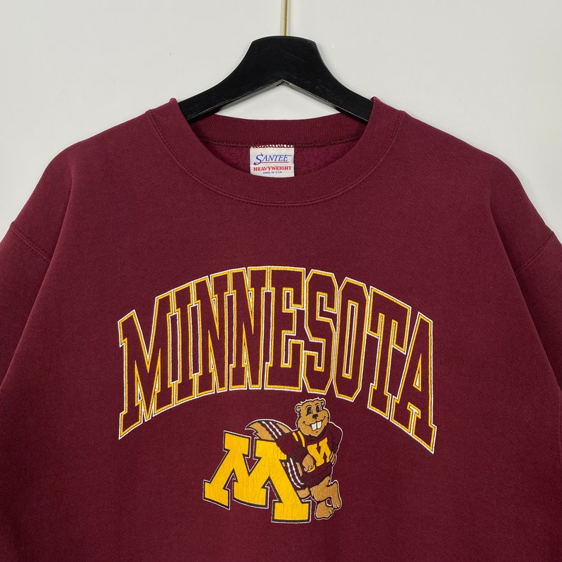Vintage 90s University Minnesota Sweatshirt Minnesota Crewneck ... Vintage 90s University Minnesota Sweatshirt Minnesota Crewneck ...