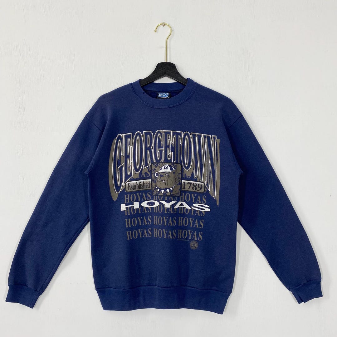 Vintage 90s Georgetown University Sweatshirt Georgetown University ...