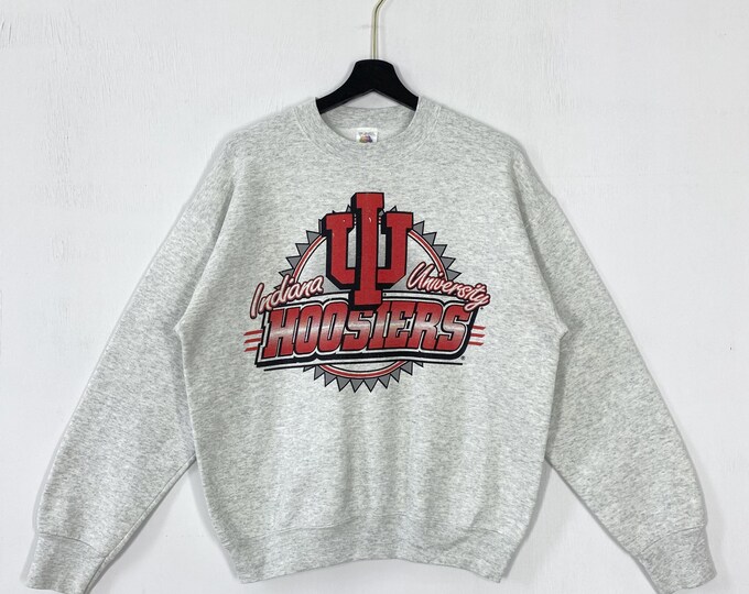 Vintage 90s Indiana University Sweatshirt Indiana University Crewneck ...