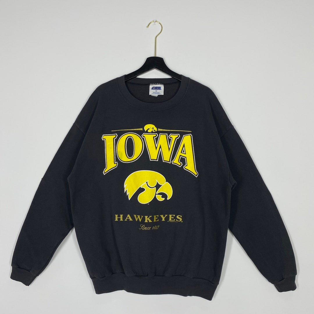 Vintage University Iowa Sweatshirt Iowa Hawkeyes Crewneck Iowa Hawkeyes ...
