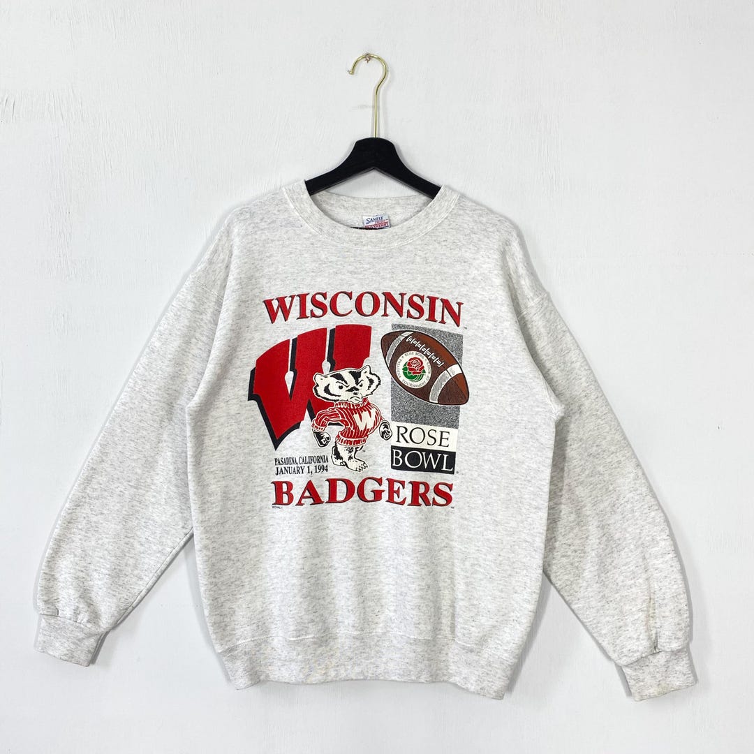 Vintage 90s University Wisconsin Sweatshirt University Wisconsin ...