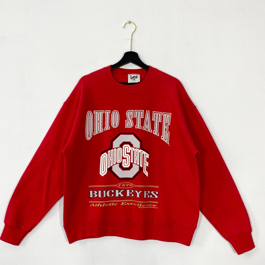Vintage 90s Ohio State University Sweatshirt Ohio State Crewneck Ohio ...