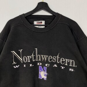 Vintage 90s Northwestern University Sweatshirt Northwestern Crewneck ...