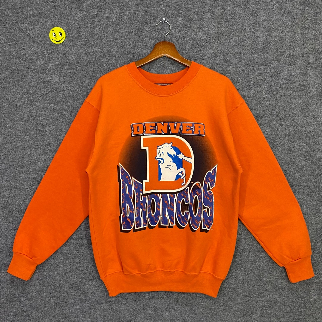 Vintage 90s Denver Broncos Sweatshirt Broncos Crewneck Denver Broncos ...