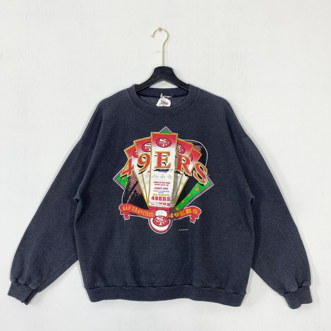 Vintage 90s San Francisco 49ers Sweatshirt 49ers Crewneck 49ers Sweater ...