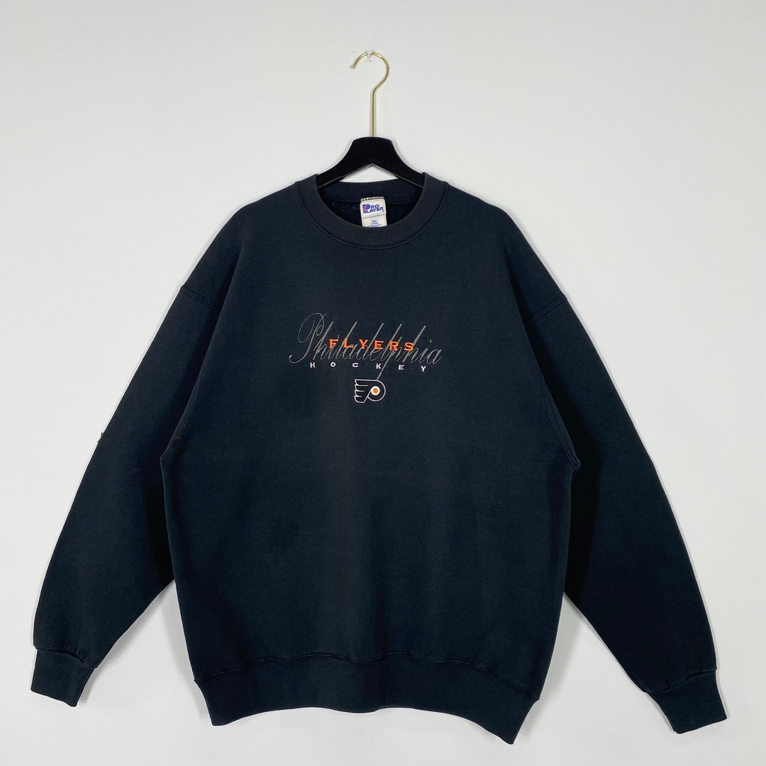 Vintage 90s Philadelphia Flyers Sweatshirt Flyers Crewneck Flyers ...