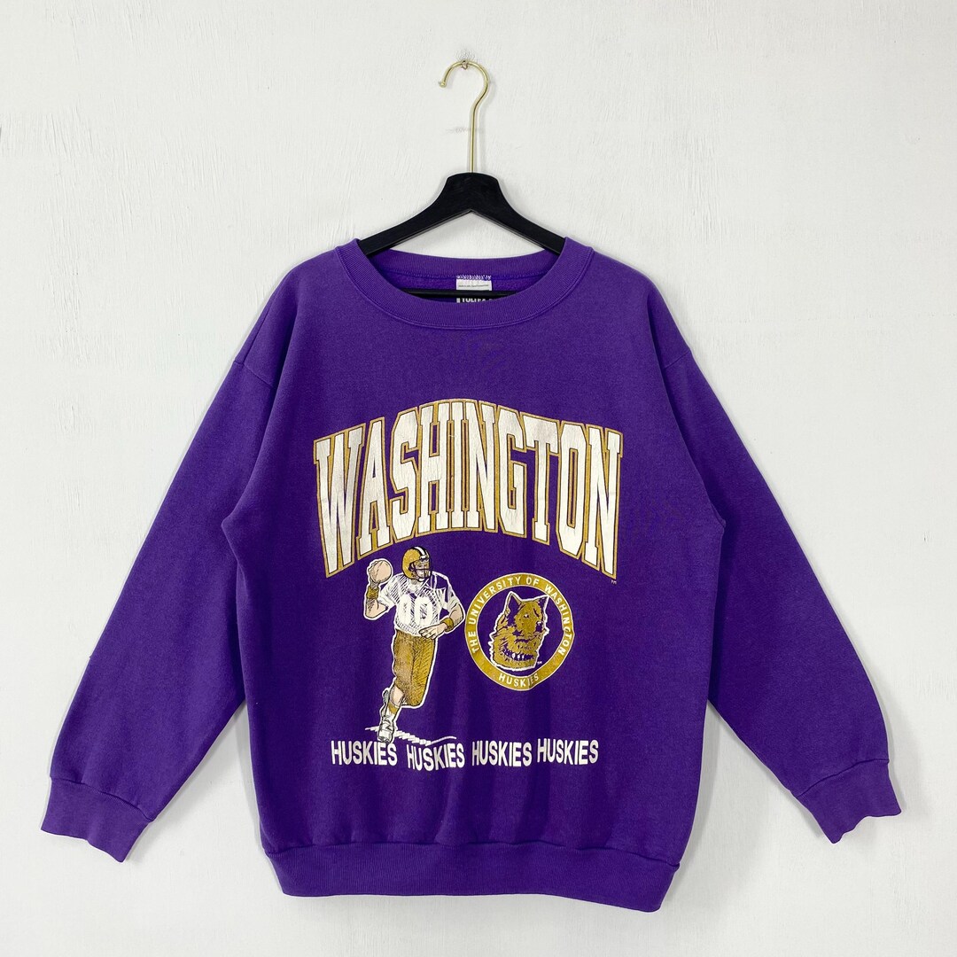 Vintage 90s University Washington Sweatshirt Crewneck Pullover ...