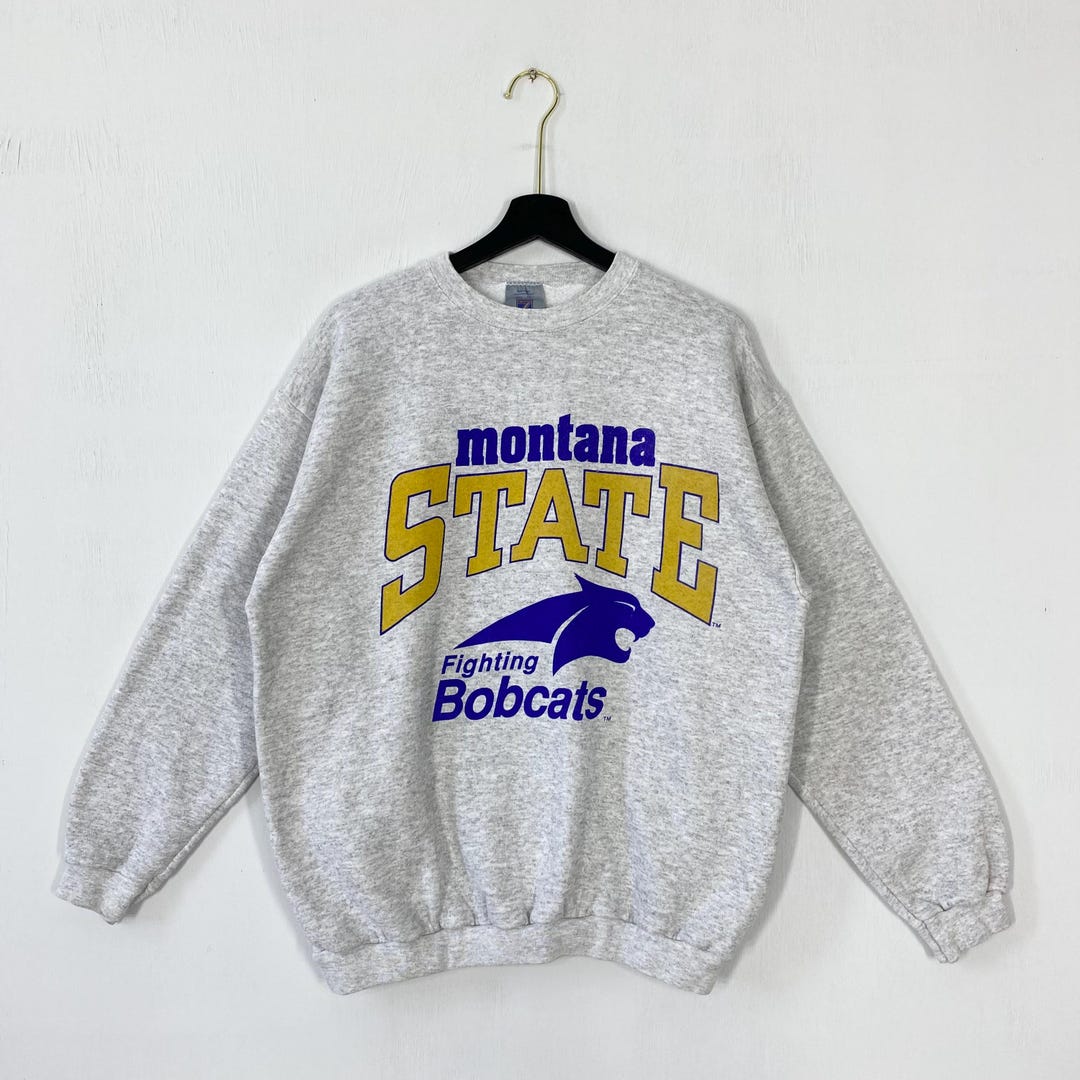 Vintage Montana State University Sweatshirt Montana State Crewneck ...
