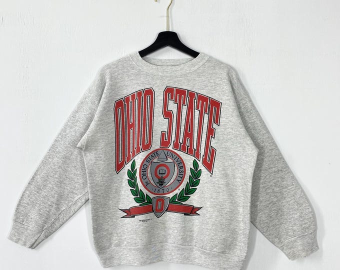 Vintage 90s Ohio State University Sweatshirt Ohio State University ...