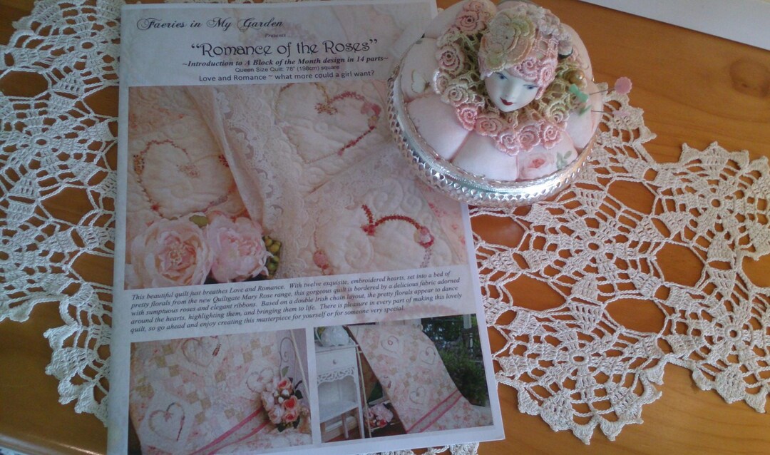 Romance of the Roses Quilt Kit - Etsy