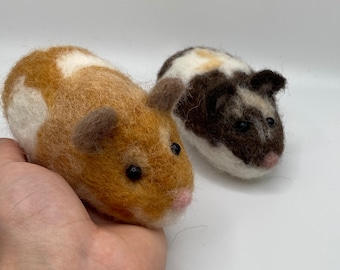 Needle Felt Hamster | Etsy