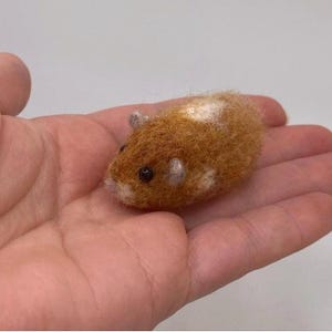 Personalised Mini Needle Felt Hamster Model - Made Using Your Images ...