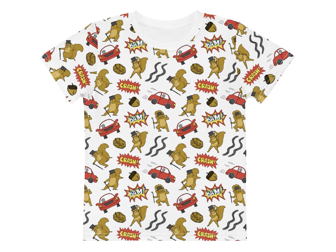Tap Dancing Squirrel Kids All Over Print T-shirt - Etsy