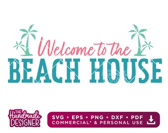 Beach Sign SVG Laser Cut Files Turtle SVG Beach SVG - Etsy