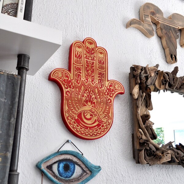 Hamsa Wall Decor - Etsy