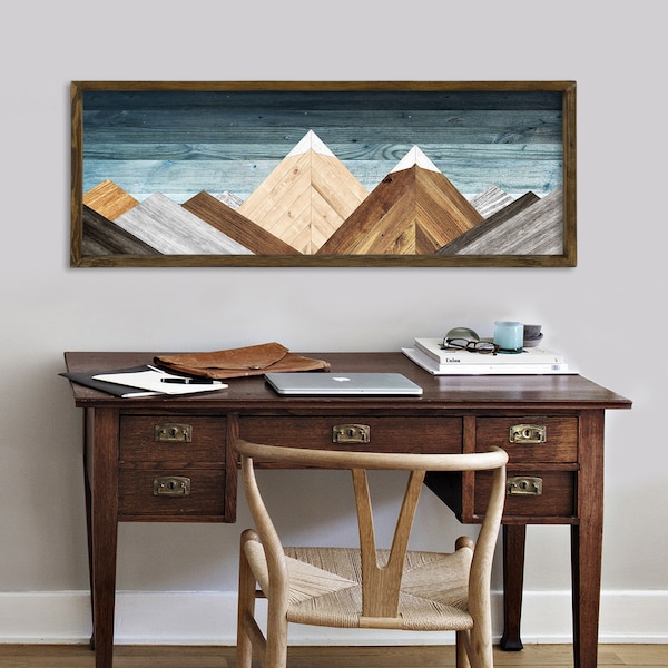 Wood Squares Wall Art - Etsy