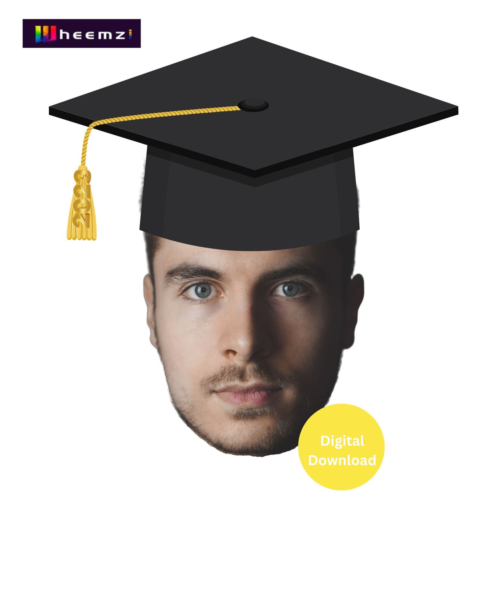 2023 Graduation Face Photo Cupcake and Cake Toppers, Face Banner ...