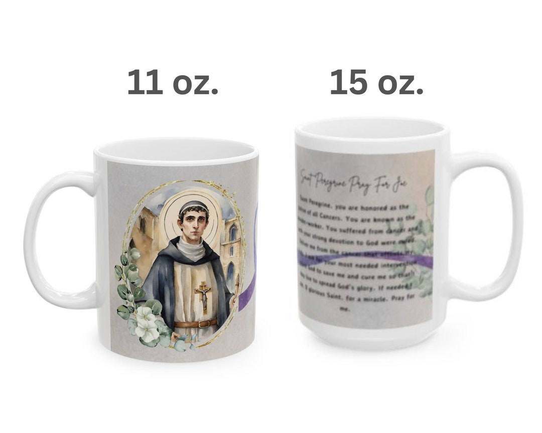 Custom Saint Peregrine Prayer Mug: Inspiring Devotion and Strength for ...
