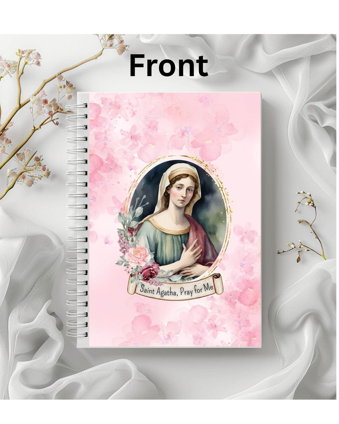 Saint Agatha Printable Journal | Catholic Digital Notebook PDF | Patron ...