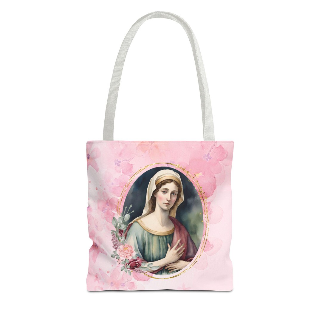 Catholic Saint Agatha Prayer Tote Bag, Canvas Bag, Catholic Gift ...