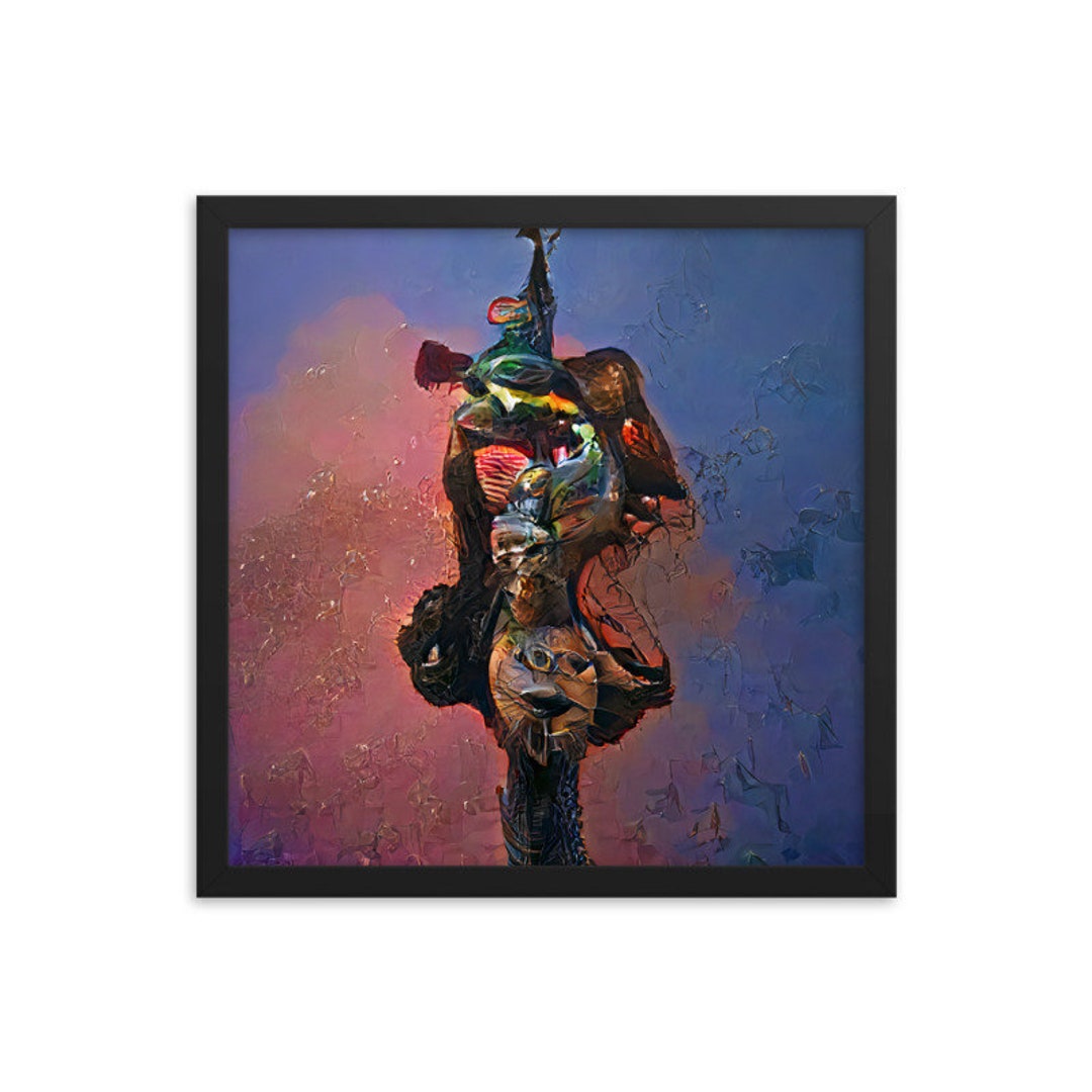 AI Generated Art Piece Artificial Intelligence Painting Creative Modern ...