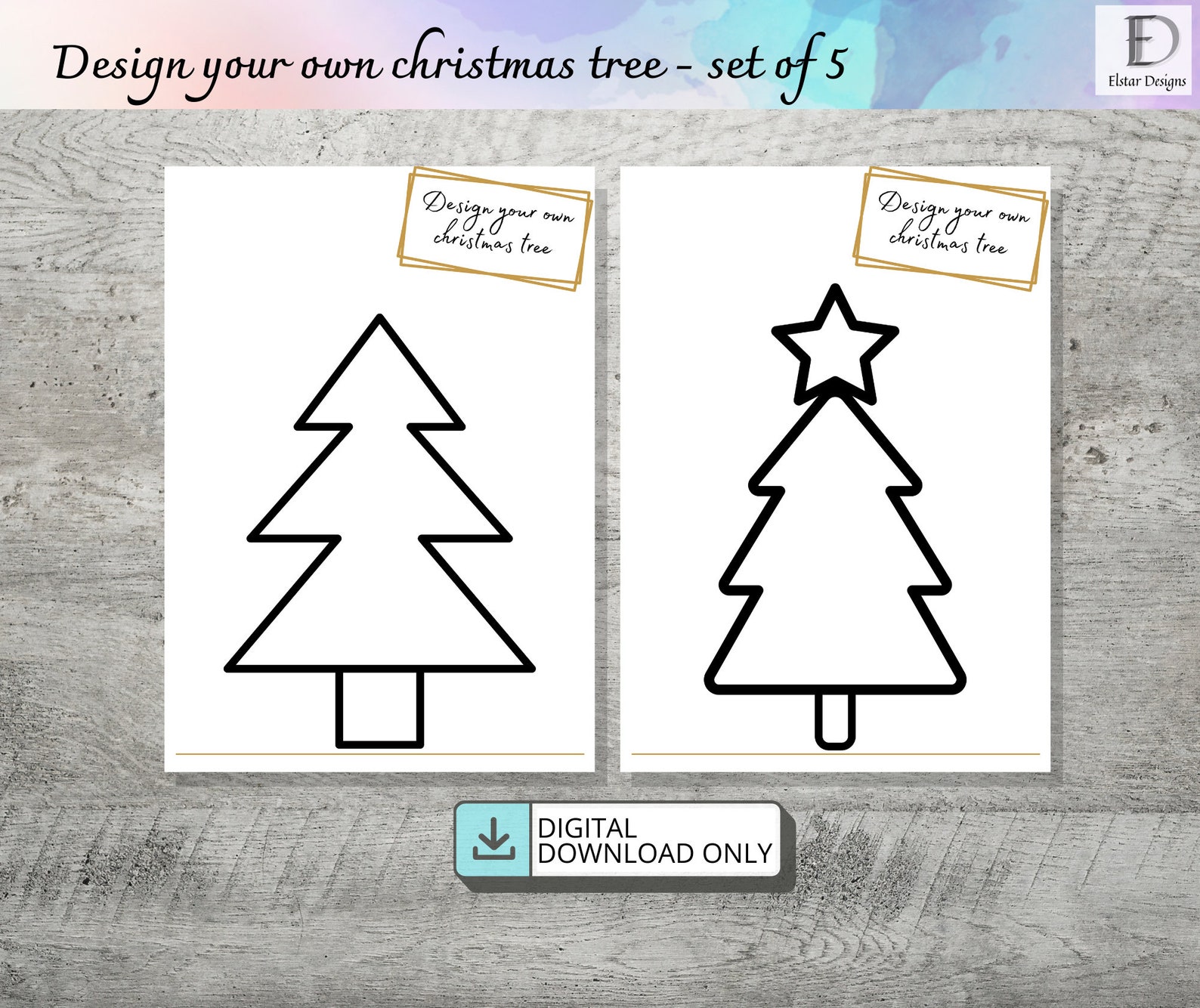 Preschool Printables Christmas, Design Your Own Christmas Tree ...