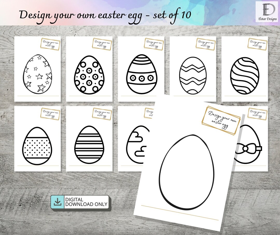 Design Your Own Easter Egg, Easter Activities, Easter Worksheets ...