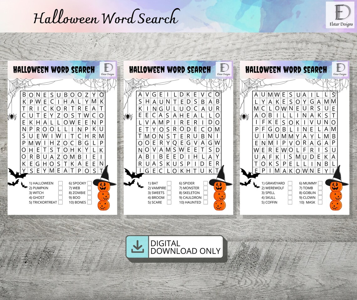 Printable Halloween Word Search, Preschool Activities, Preschool ...