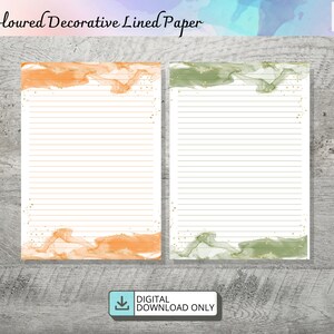 Printable Stationary, Printable Lined Paper,printable Writing Paper ...