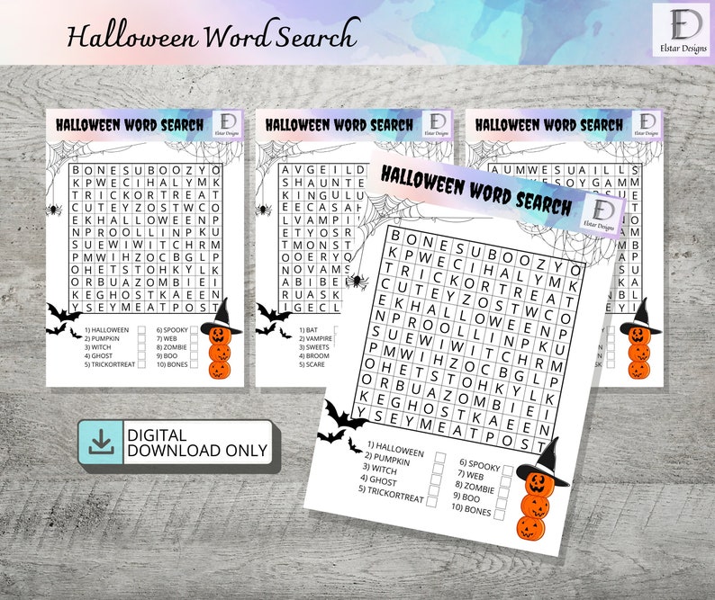 Printable Halloween Word Search, Preschool Activities, Preschool ...