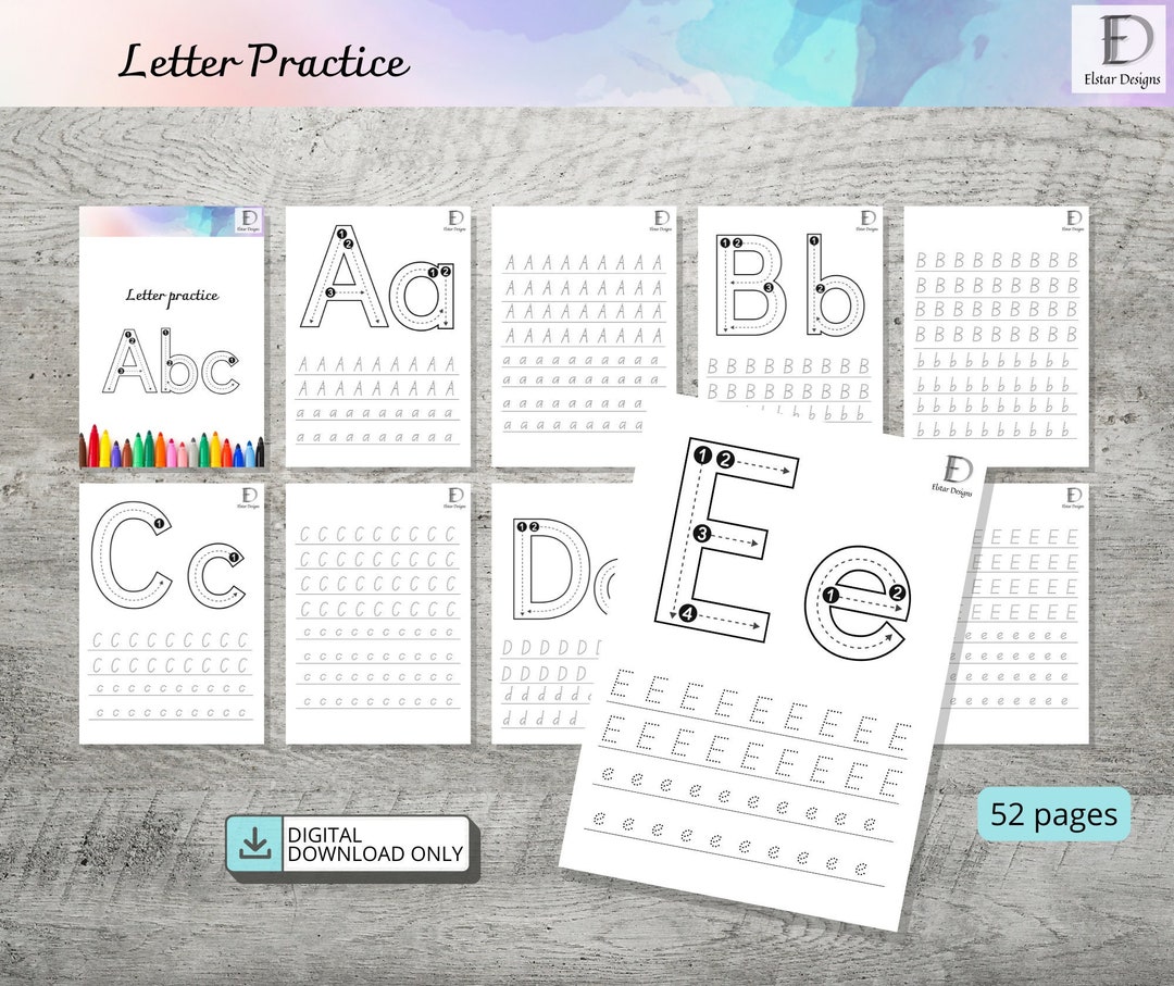 Printable Letter Tracing Worksheets, Alphabet Tracing Worksheets ...