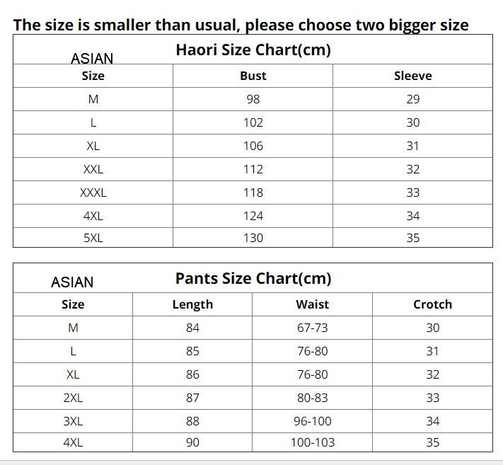 HAORI jacket HAKAMA trousers SET Japanese Traditional | Etsy