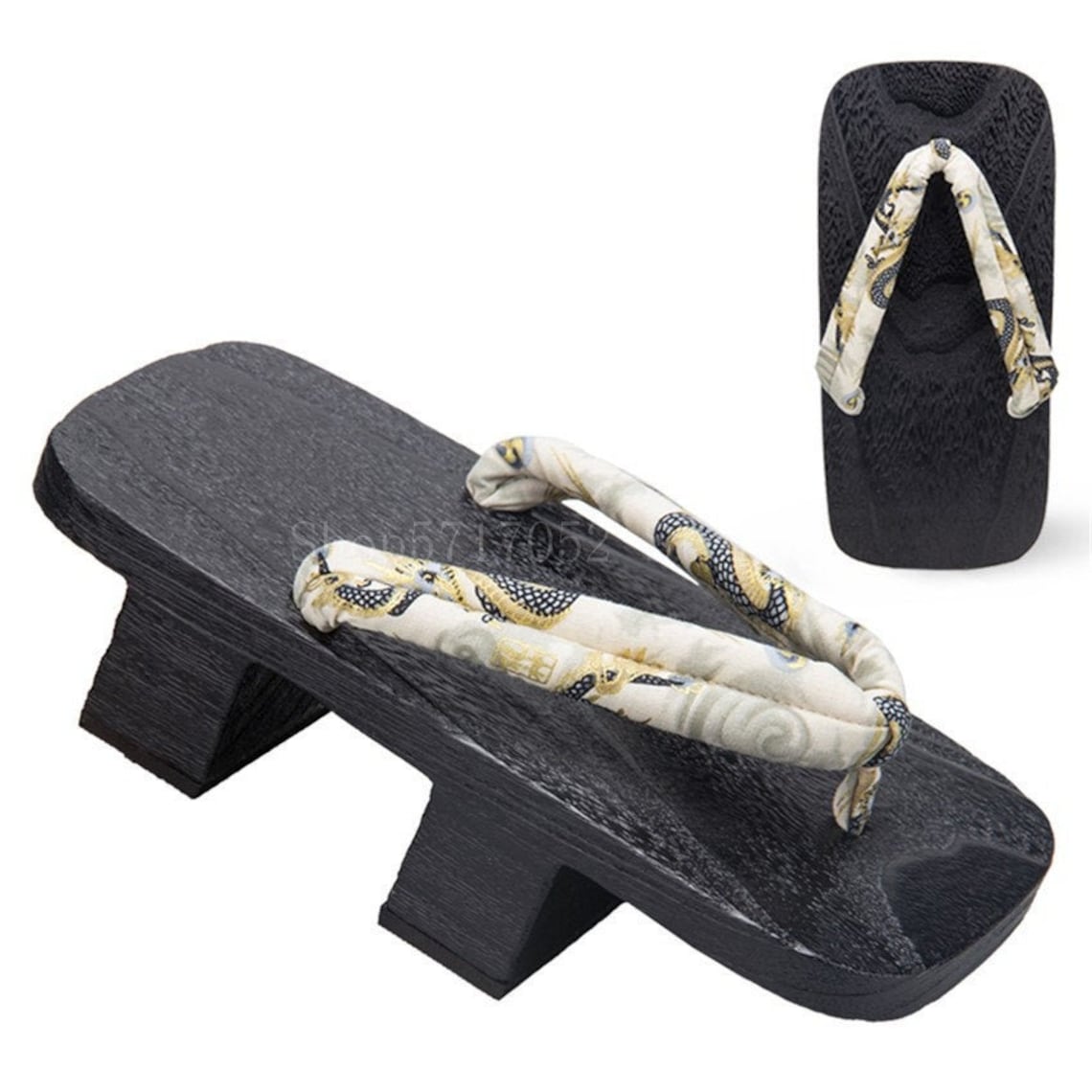 Japanese Traditional Geta Sandals Samurai And Ninja Wooden Etsy