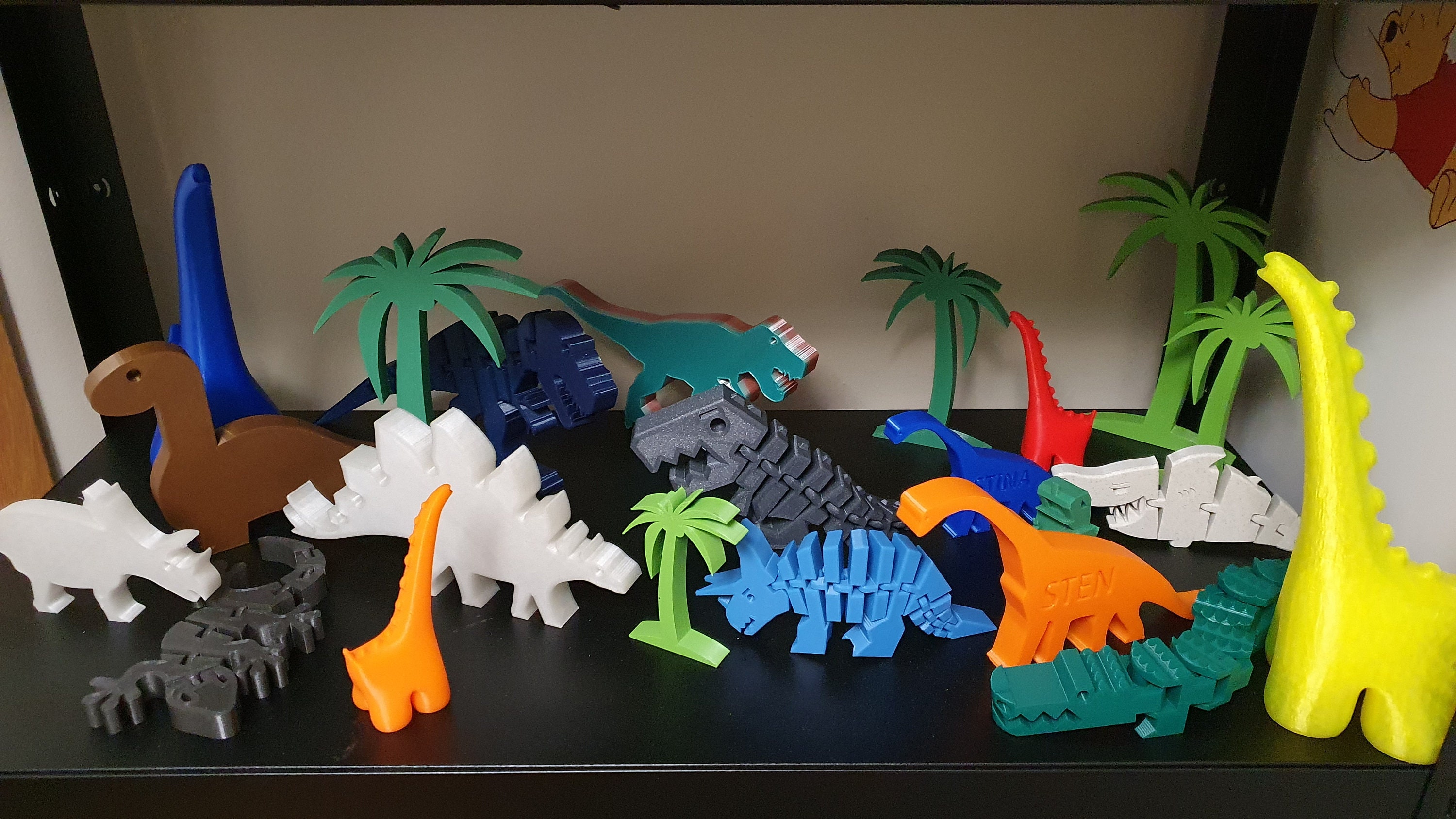 Dinosaurs Fun Cute and Playful Custom Dinosaurs 3D | Etsy