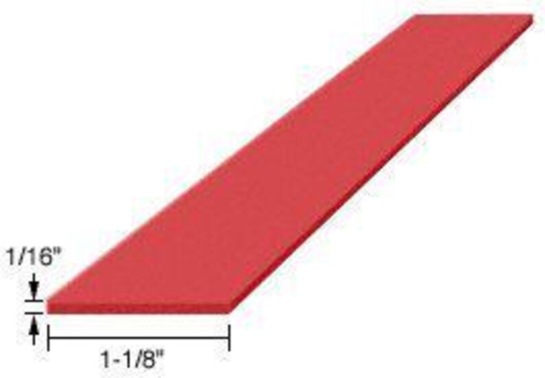 1/16" X 1-1/8" X 4" Silicone Rubber Setting Blocks Pack of 100 - Etsy
