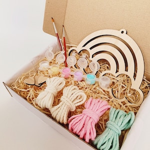 Rainbow Craft Kit, DIY Painting Kit for Kids, DIY Rainbow Decoration - Etsy
