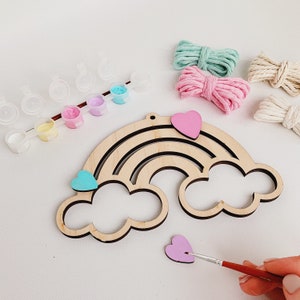 Rainbow Craft Kit, DIY Painting Kit for Kids, DIY Rainbow Decoration - Etsy