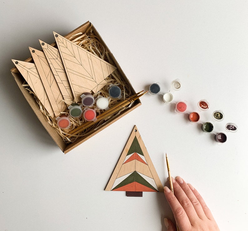 DIY Christmas Tree Ornaments Сhristmas Painting Kits DIY Christmas ...