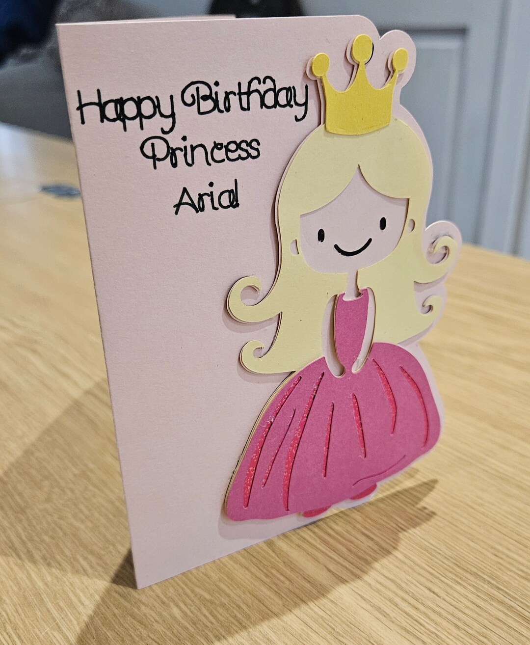 Princess Birthday Card - Etsy UK