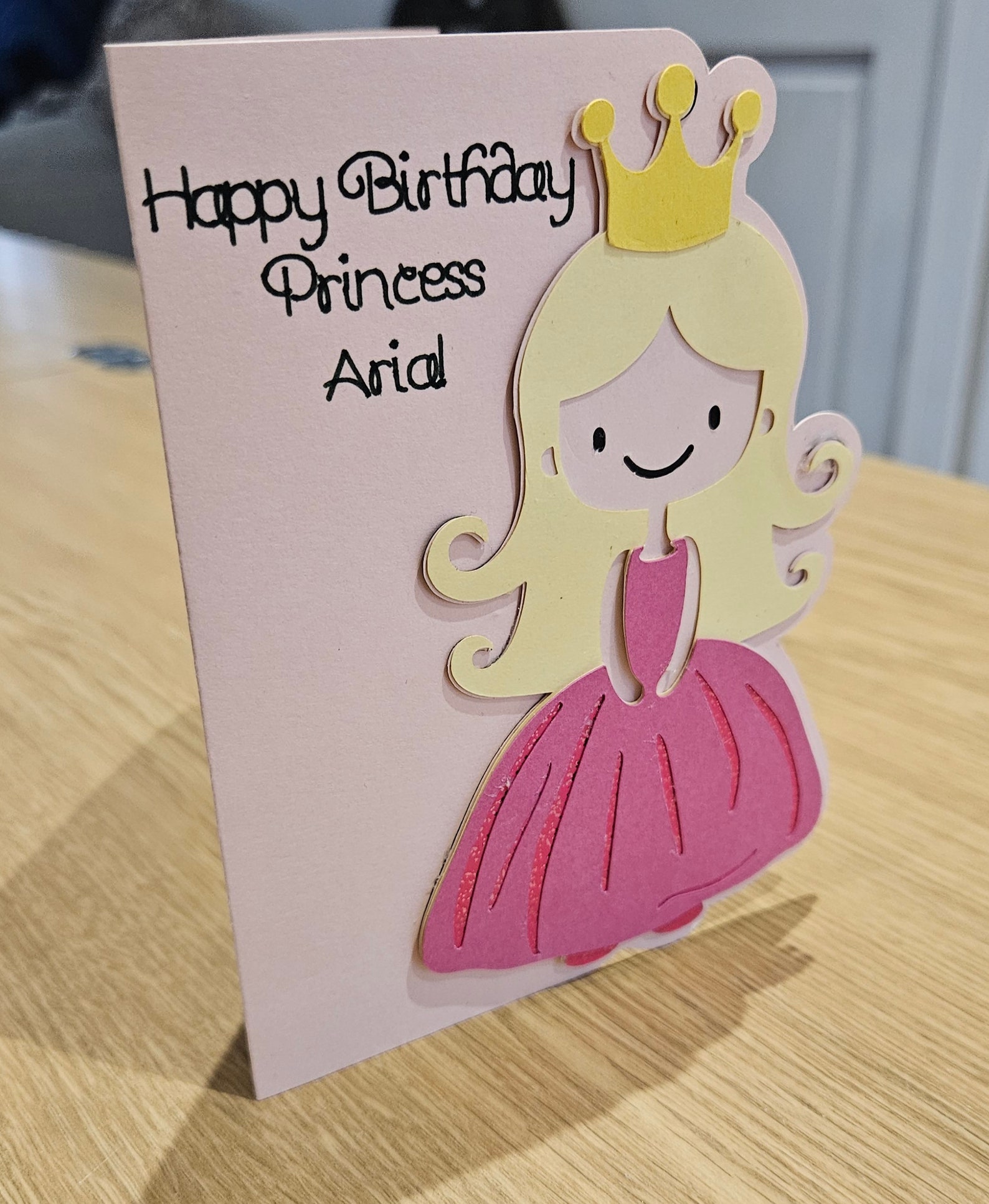 Princess Birthday Card - Etsy UK