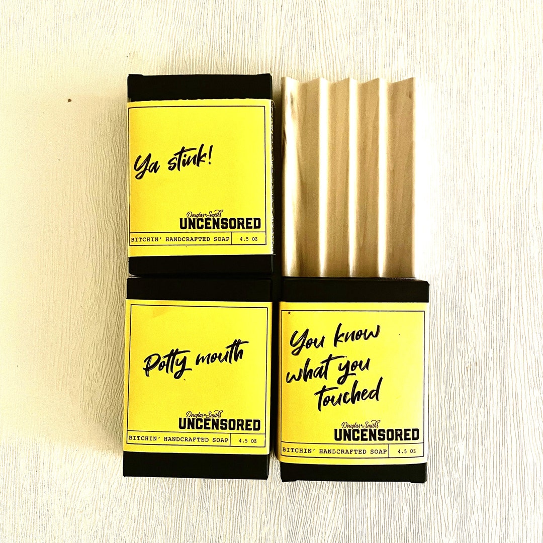 Funny Gift Soap Pack of 3 Soap Dish Variety Soap Pack - Etsy